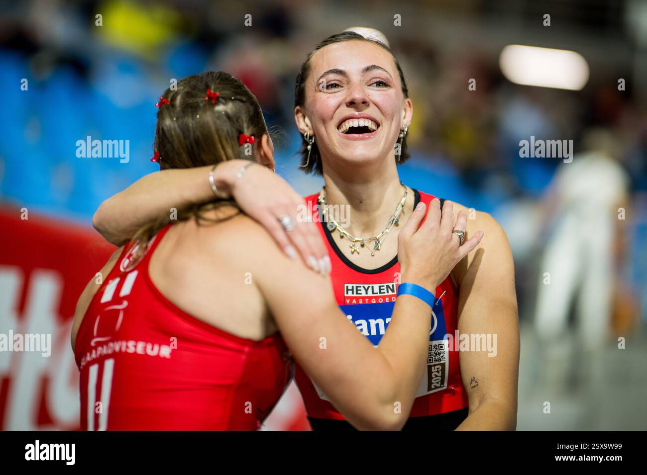 Gent, Belgium. 23rd Feb, 2025. Belgian Rani Vincke and Belgian Rani ...