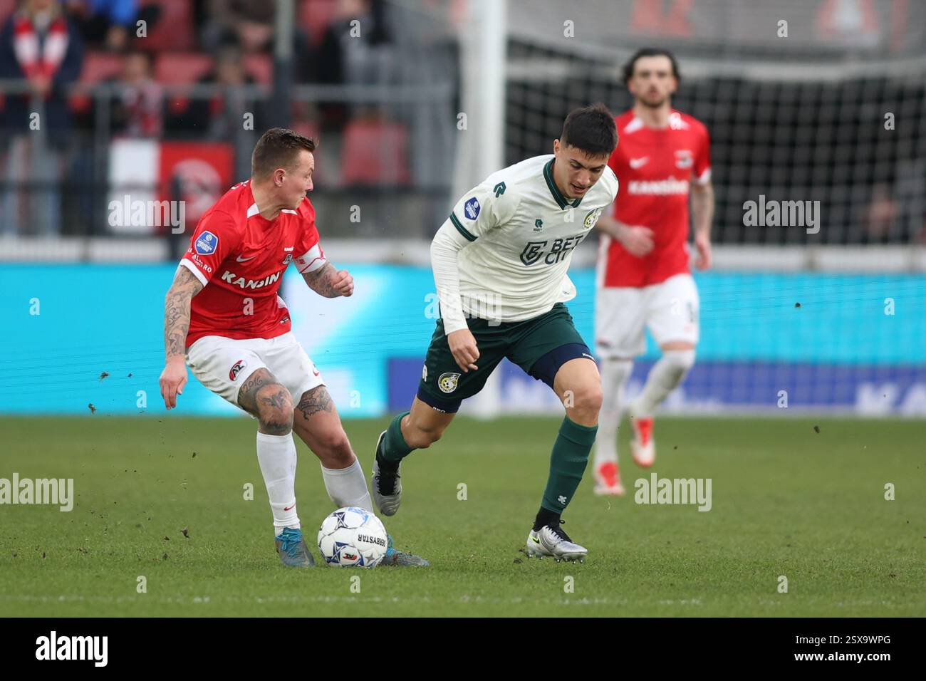 ALKMAAR - 23-02-2025, AFAS Stadium. Dutch Eredivisie Football 2024 / 2025, during the match AZ ...