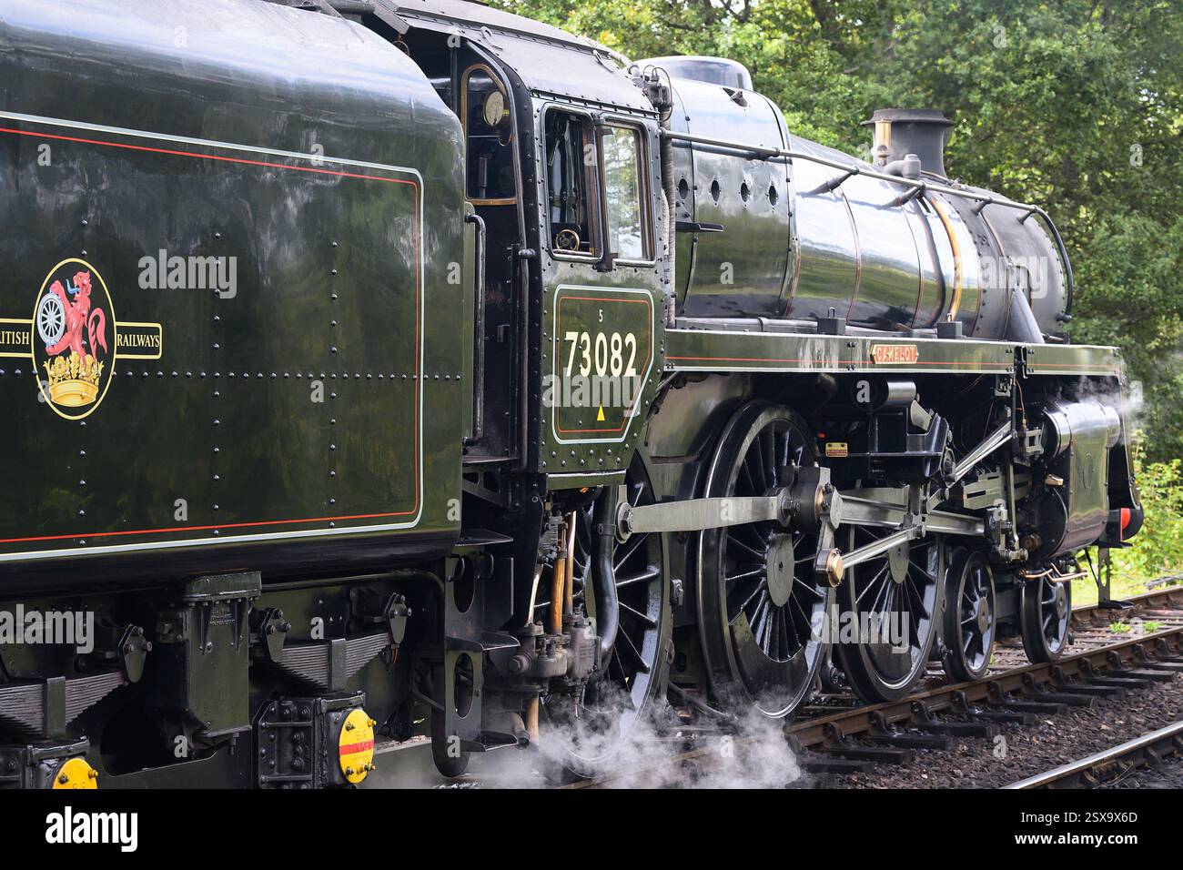 The Flying Scotsman on its centenary tour on the Bluebell line Stock ...