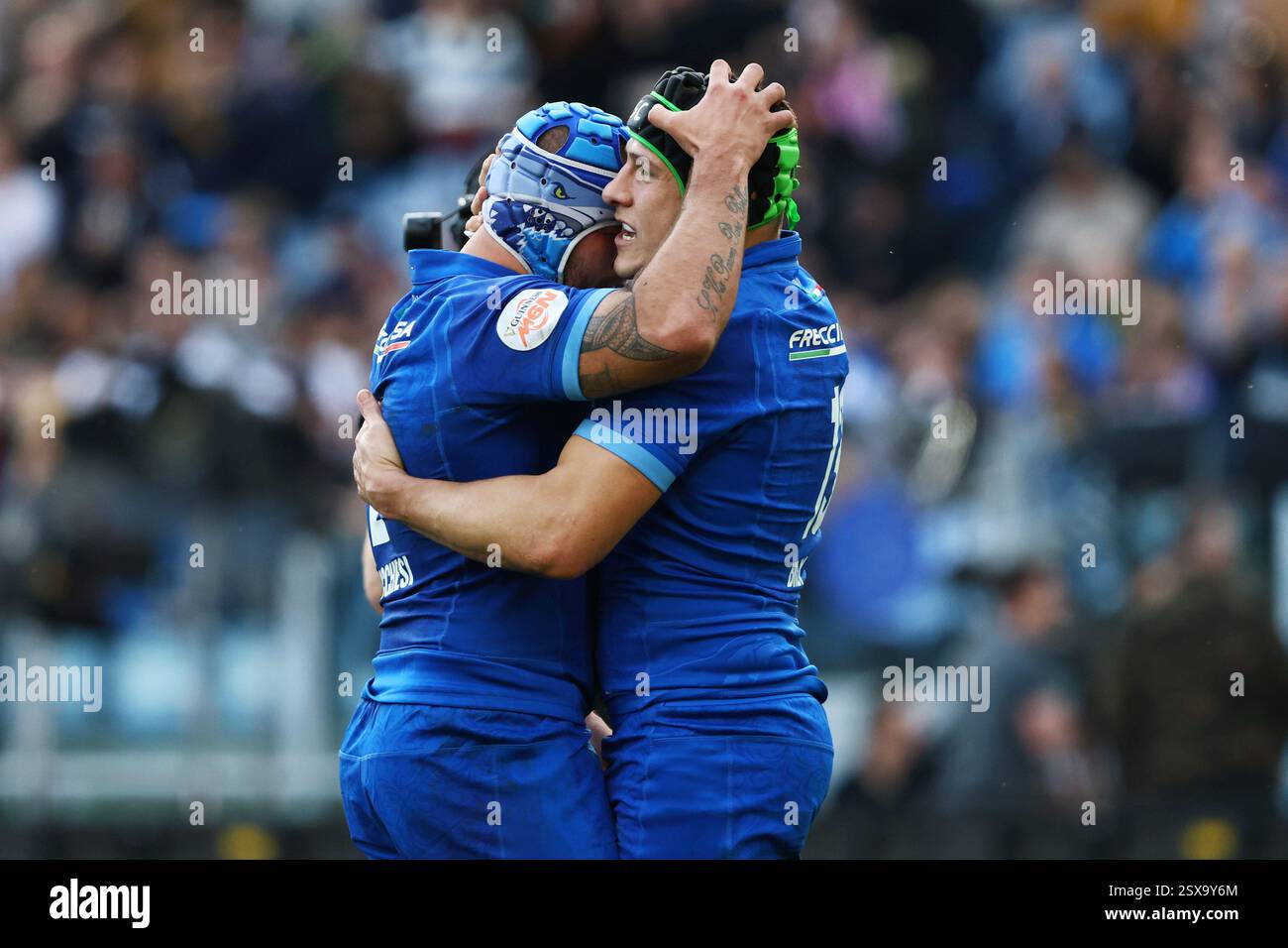 Rome, Italy. 23th Feb, 2025. Juan Ignacio Brex of Italy celebrates ...