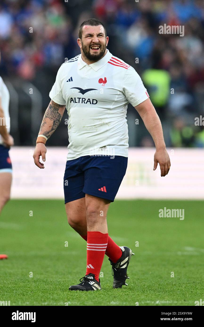 Rome, Italy. 23rd Feb, 2025. Dorian Aldegheri of France in action ...