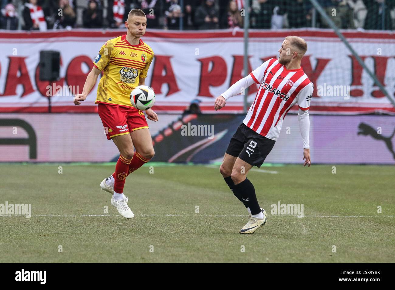 Krakow, Poland. 23rd Feb, 2024. football 2024 2025 PKO BP Ekstraklasa - Polish Top League ...