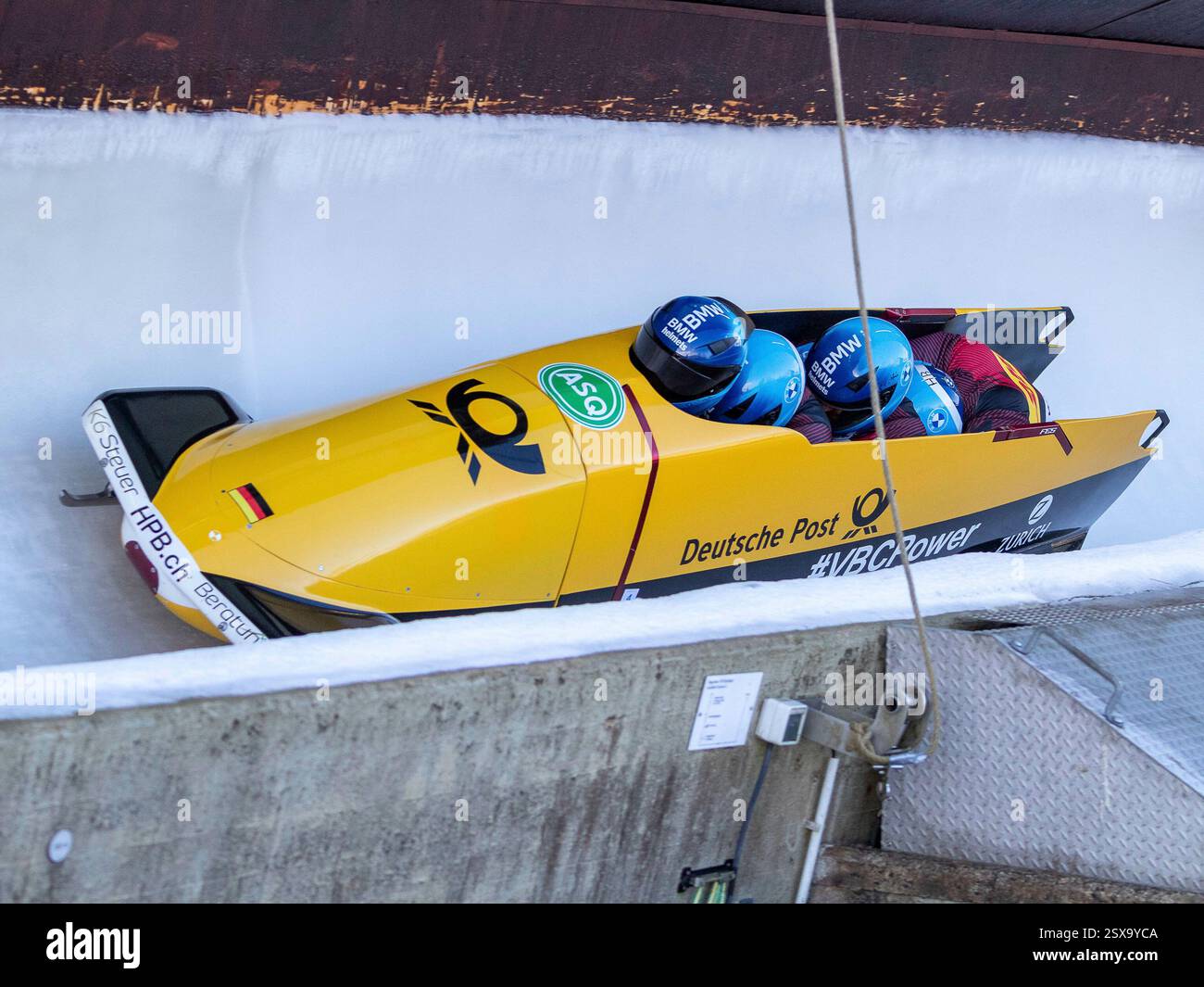 Winterberg, Deutschland. 23rd Feb, 2025. Hans Peter Hannighofer, Hannes ...