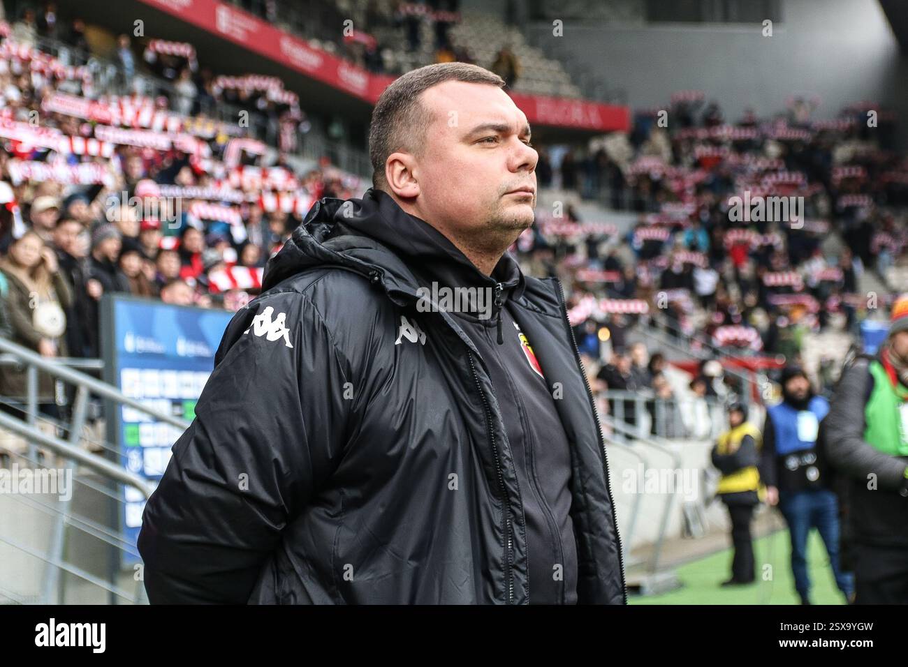Krakow, Poland. 23rd Feb, 2024. football 2024 2025 PKO BP Ekstraklasa ...