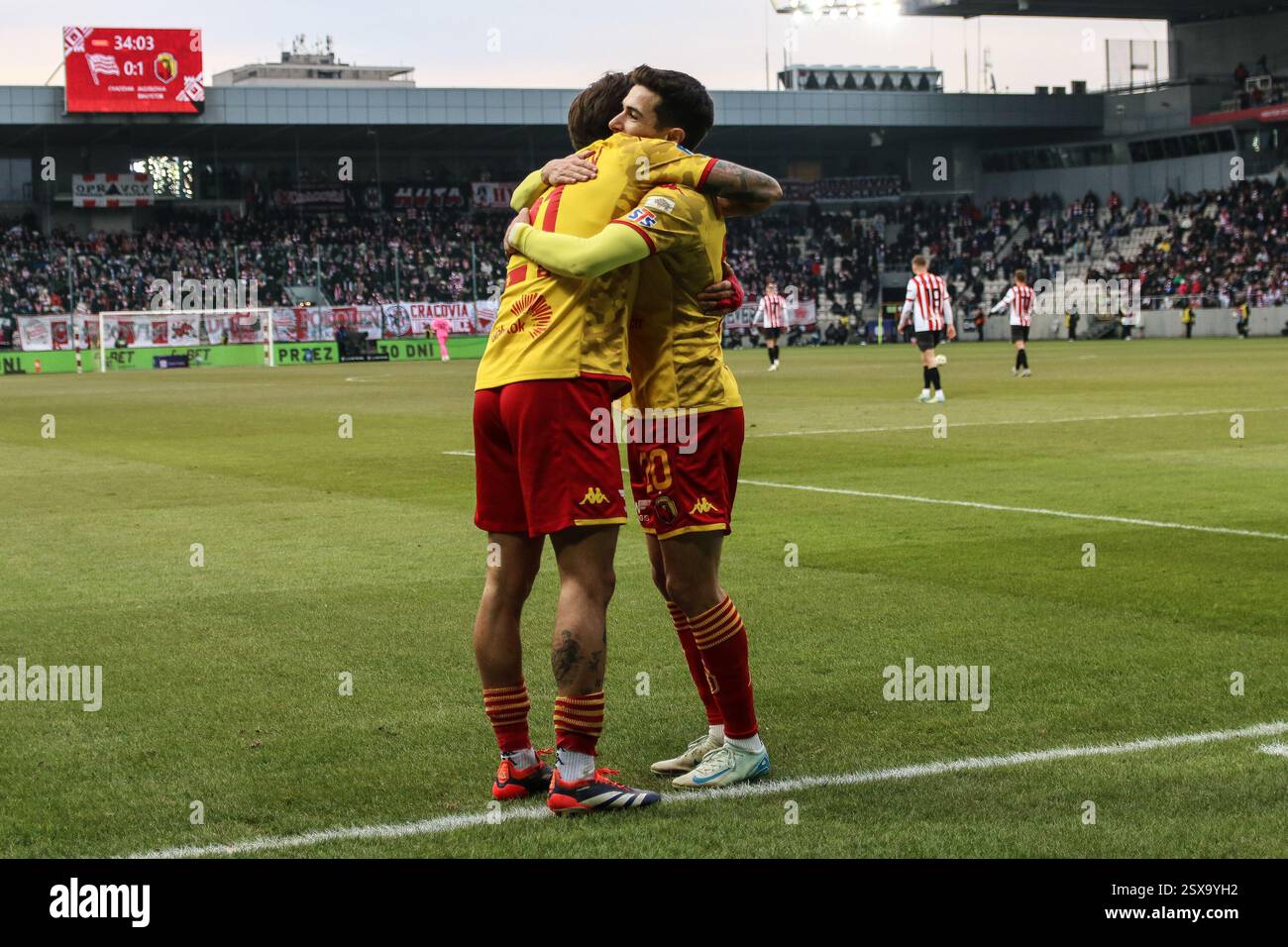 Krakow, Poland. 23rd Feb, 2024. football 2024 2025 PKO BP Ekstraklasa ...