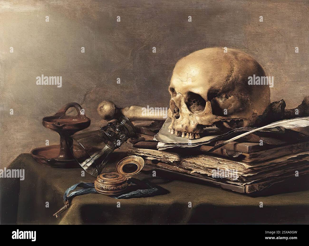 CLAESZ., Pieter (b. ca. 1597, Steinfurt, d. 1661, Haarlem) Vanitas ...