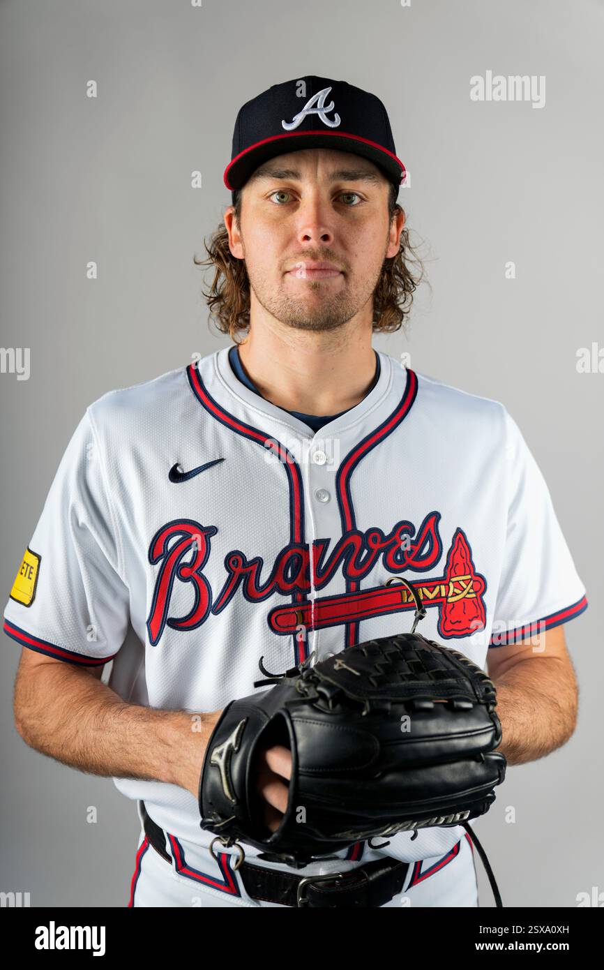 This is a 2025 photo of pitcher Dylan Dodd of the Atlanta Braves ...