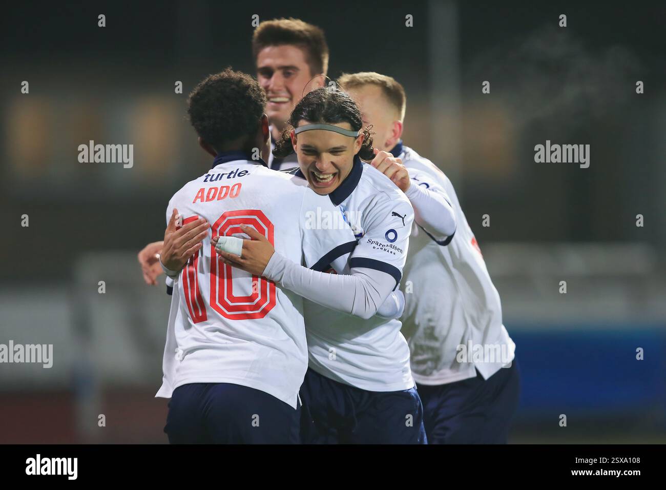 Copenhagen, Denmark. 21st, February 2025. Osman Addo (10) of B.93 seen ...