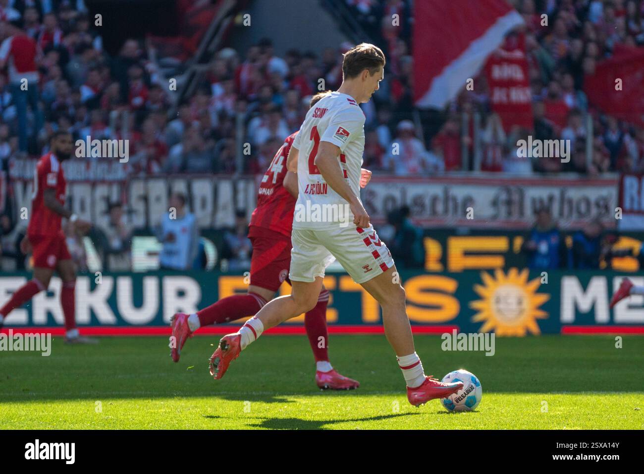 Koeln, Deutschland. 23rd Feb, 2025. Am Ball Benno Schmitz (1. FC Koeln, #02) 1. FC Koeln vs ...