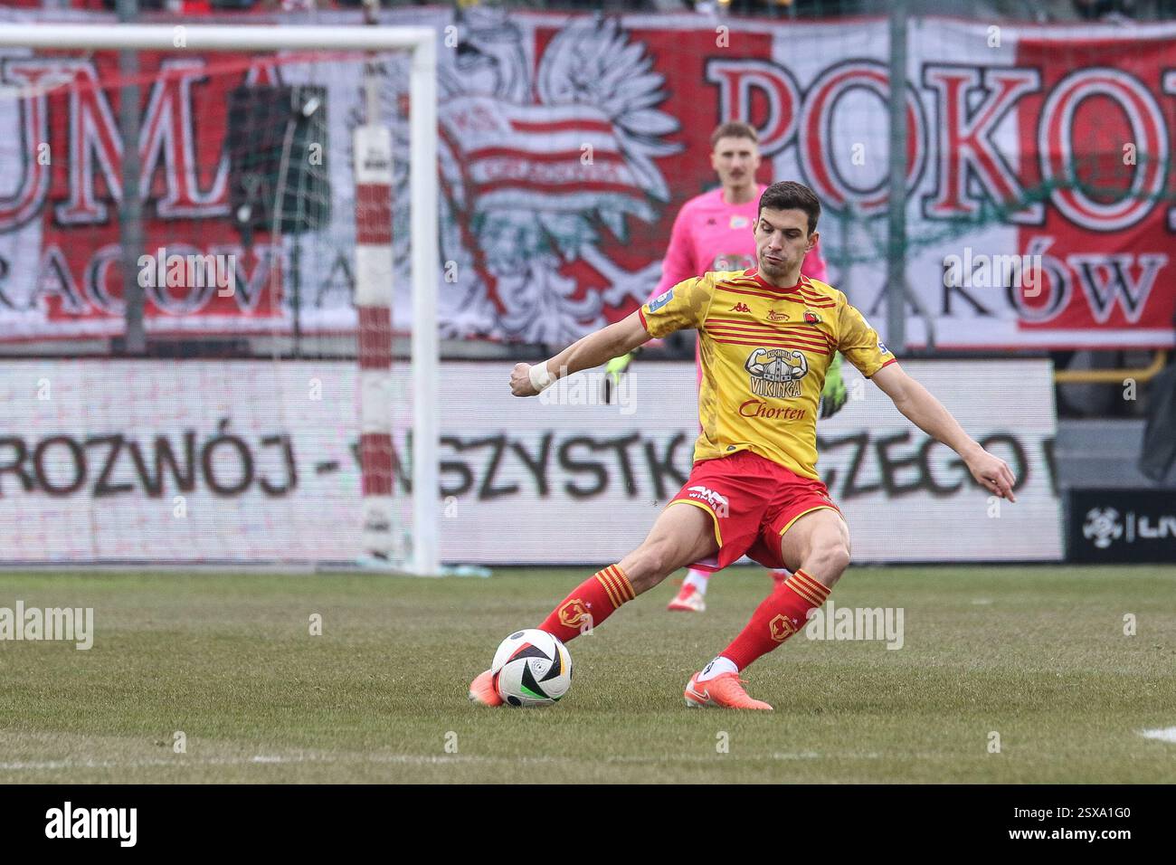 Krakow, Poland. 23rd Feb, 2024. football 2024 2025 PKO BP Ekstraklasa - Polish Top League ...