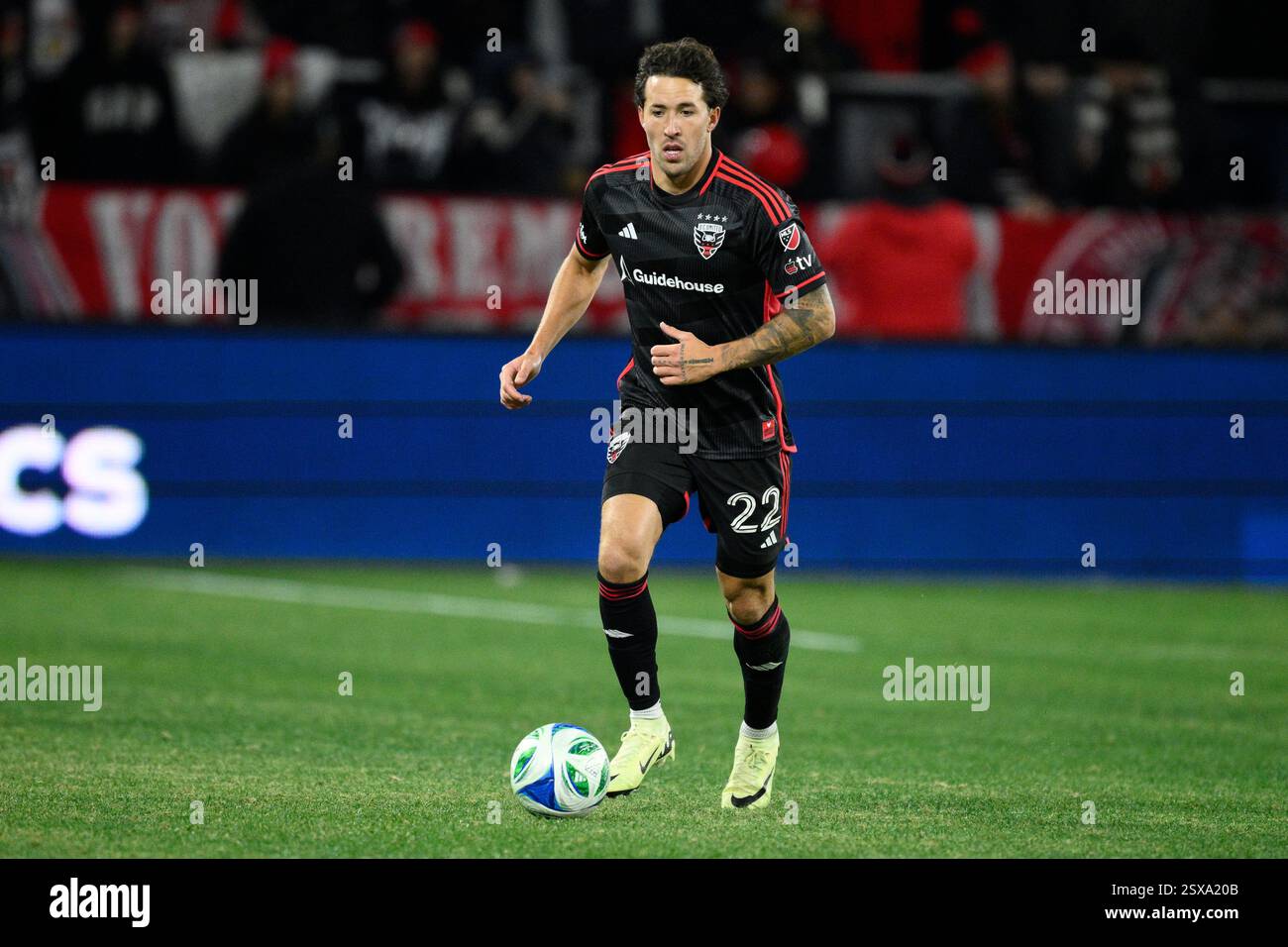 D.C. United defender Aaron Herrera (22) in action during the second ...