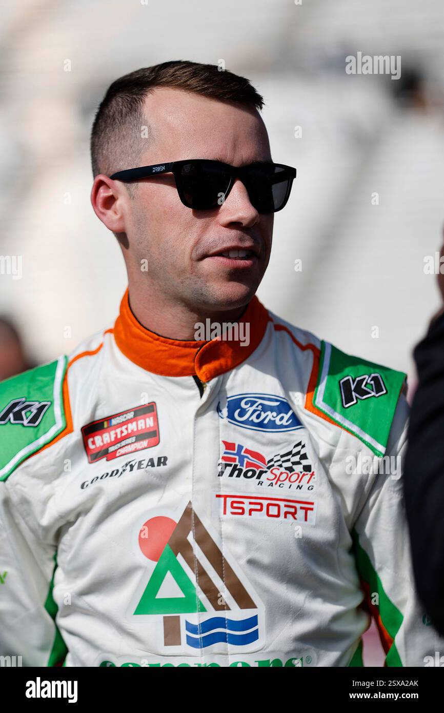 HAMPTON, GA - FEBRUARY 21: Ben Rhodes (#99 ThorSport Racing Camper's ...