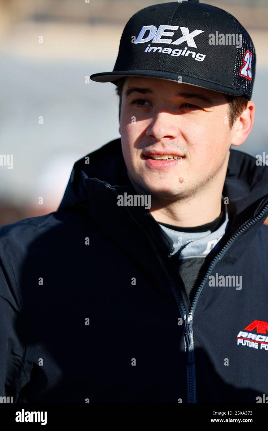 HAMPTON, GA - FEBRUARY 21: Harrison Burton(#25 AM Racing DEX Imaging ...