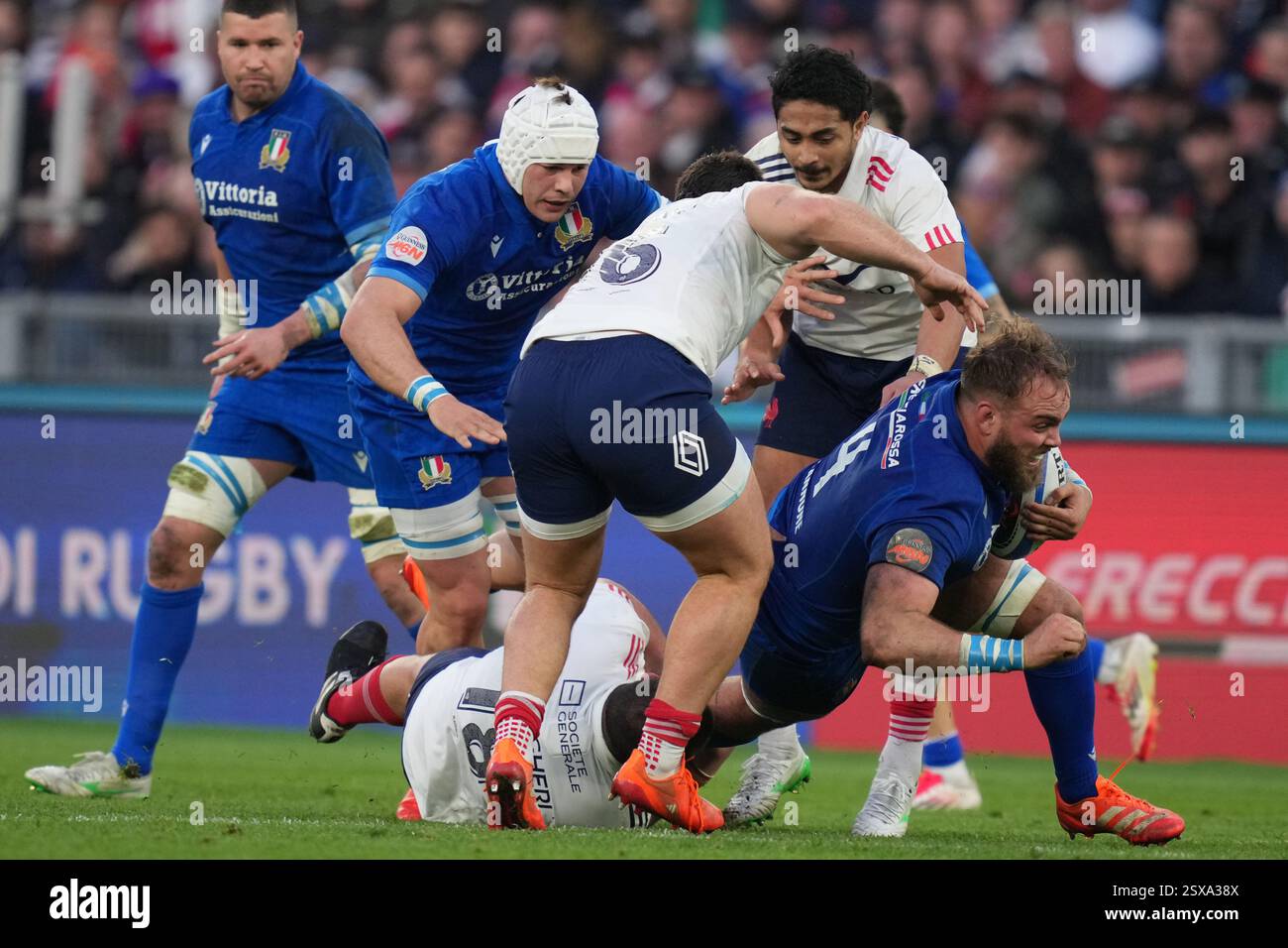 Italy's Niccolo Cannone during the Six Nations rugby union match ...