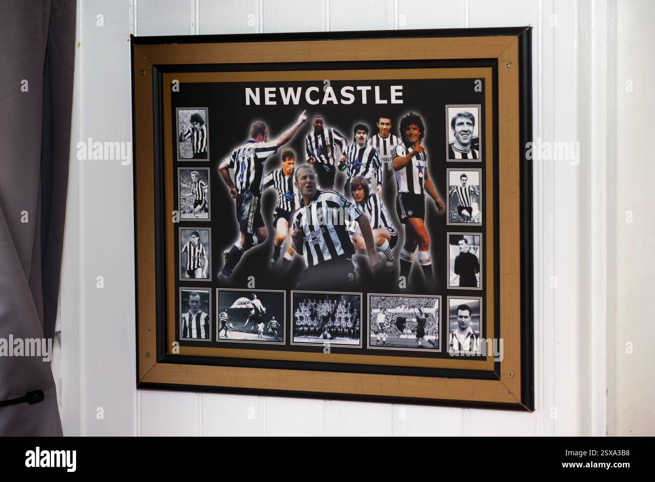 General views of Newcastle Football Club fan merchandise pictured on a ...