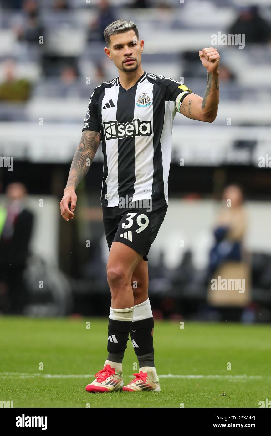 Newcastle, UK. 23rd Feb, 2025. Bruno Guimarães Of Newcastle United ...