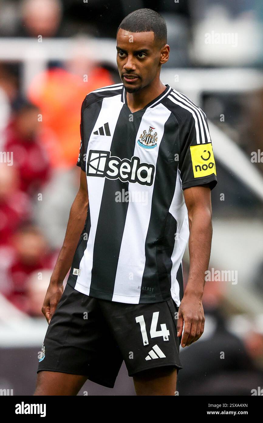 Alexander Isak of Newcastle United looks on during the Premier League ...