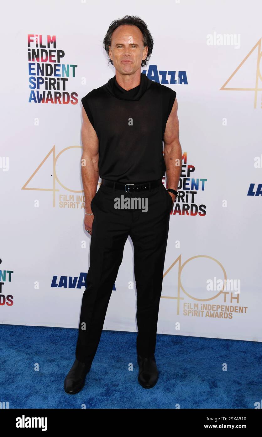 SANTA MONICA, CALIFORNIA - FEBRUARY 22: Walton Goggins attends the 2025 Film Independent Spirit ...