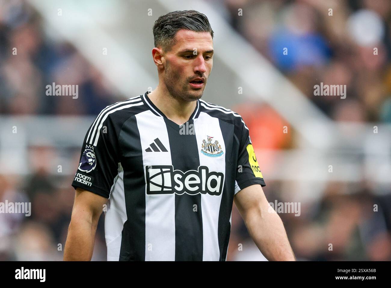 Fabian Schar of Newcastle United looks on during the Premier League ...