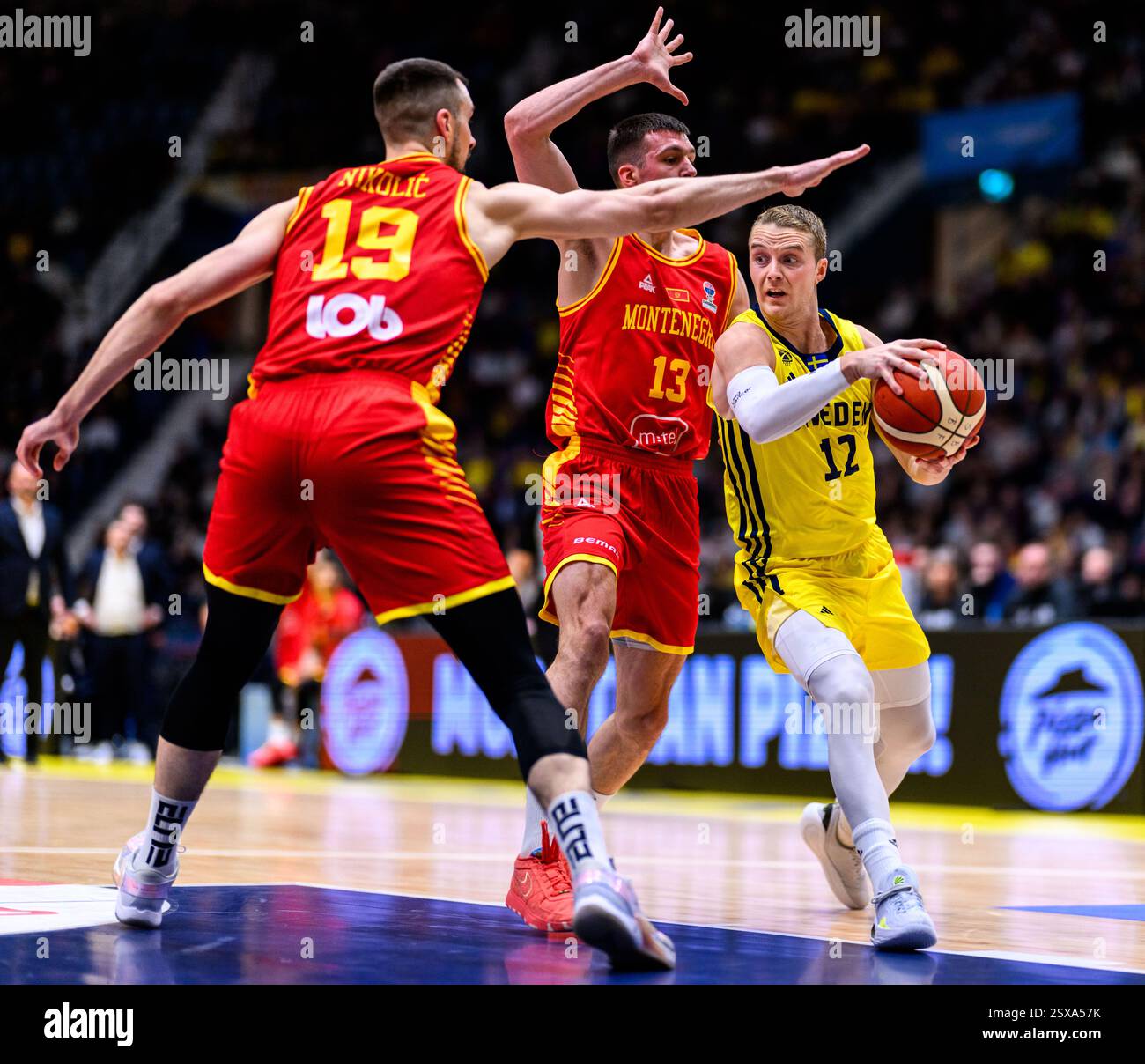 250223 Zoran Nikolic and Djordije Jovanovic of Montenegro and Ludvig ...
