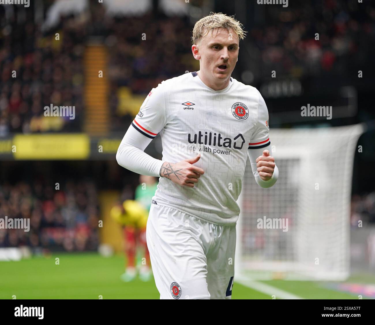 Alfie Doughty of Luton Town in action during the Sky Bet Championship ...