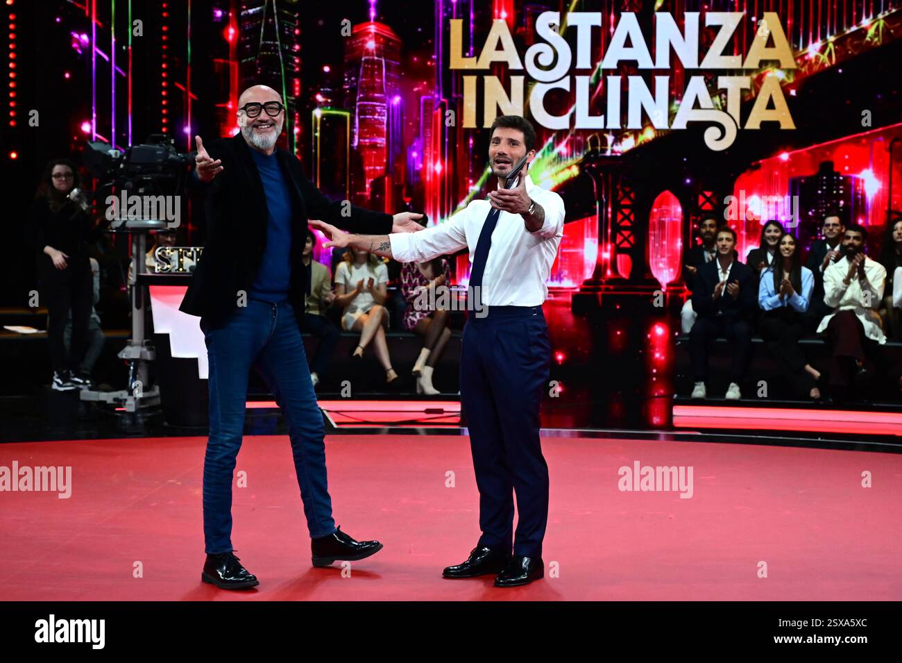 Naples, Italy. 23rd Feb, 2025. RAI of Naples (Na) 21/02/2025 "Tonight ...