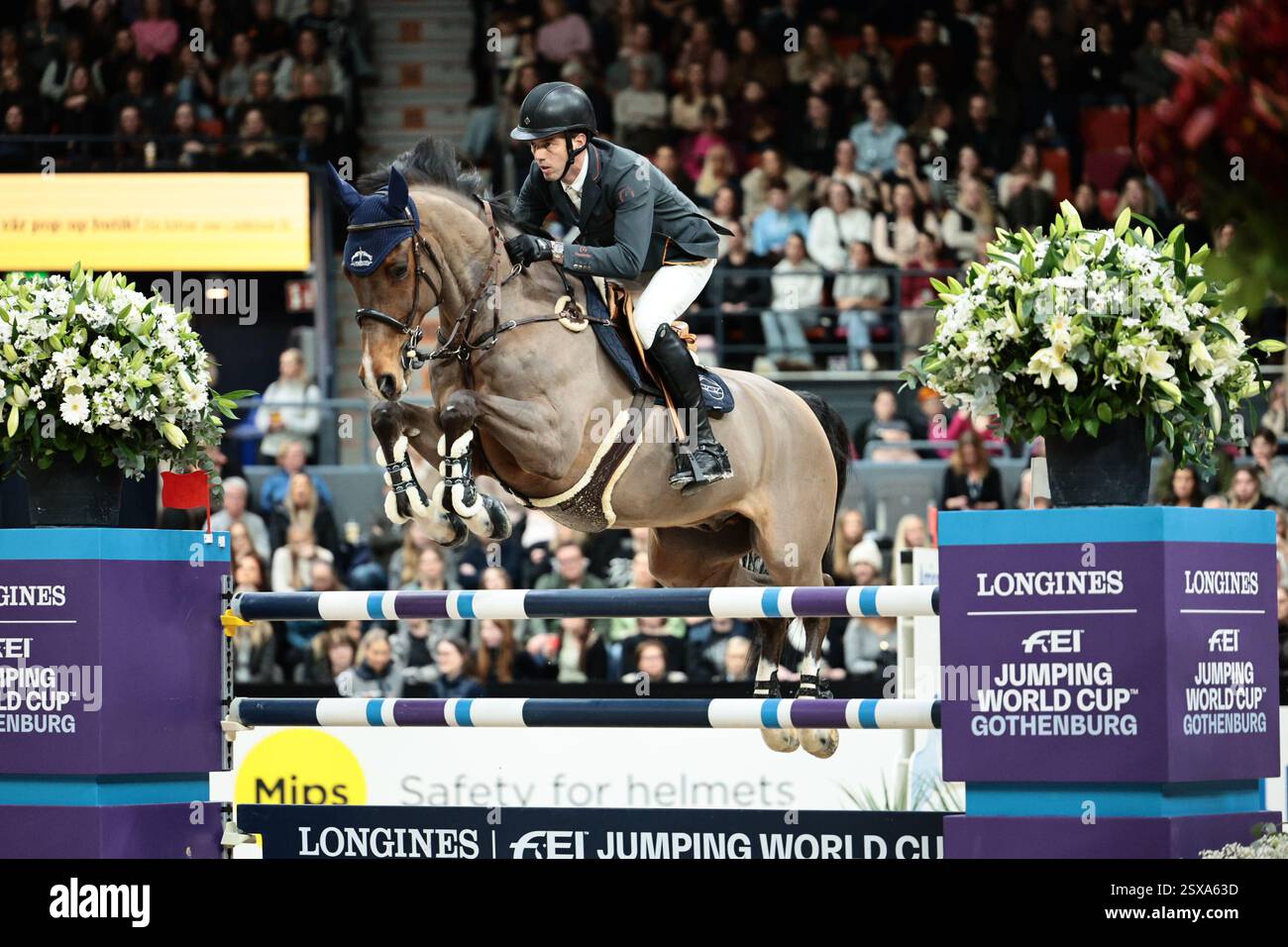 Harrie Smolders of Netherlands with Monaco during the Longines FEI ...