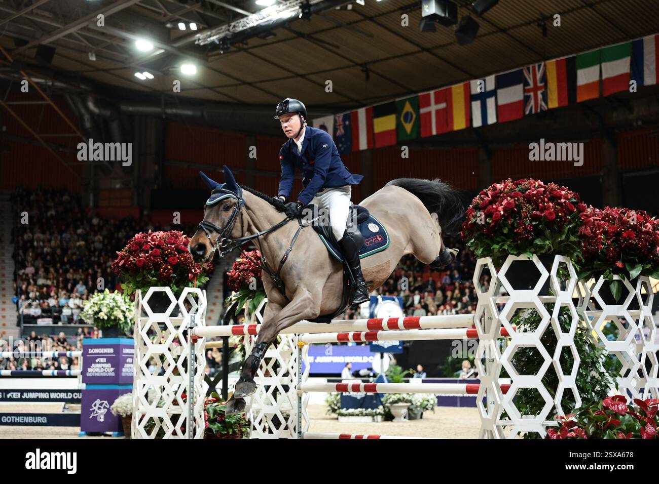 Gothenburg, Sweden. 23rd Feb, 2025. Mario Stevens of Germany with ...