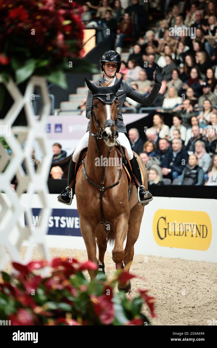 Sandra Auffarth of Germany with Quirici H during the Longines FEI ...