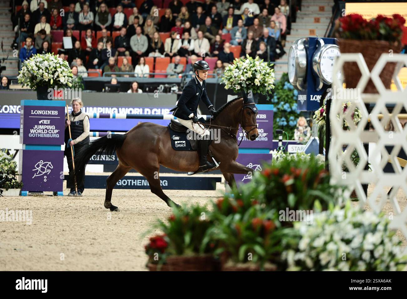 Gothenburg, Sweden. 23rd Feb, 2025. Max Kühner of Austria with Eic Up ...