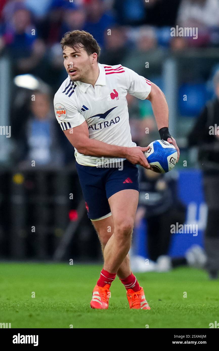 Rome, Italy. 23rd Feb, 2025. Antoine Dupont of France during the Guinness Men's Six Nations ...