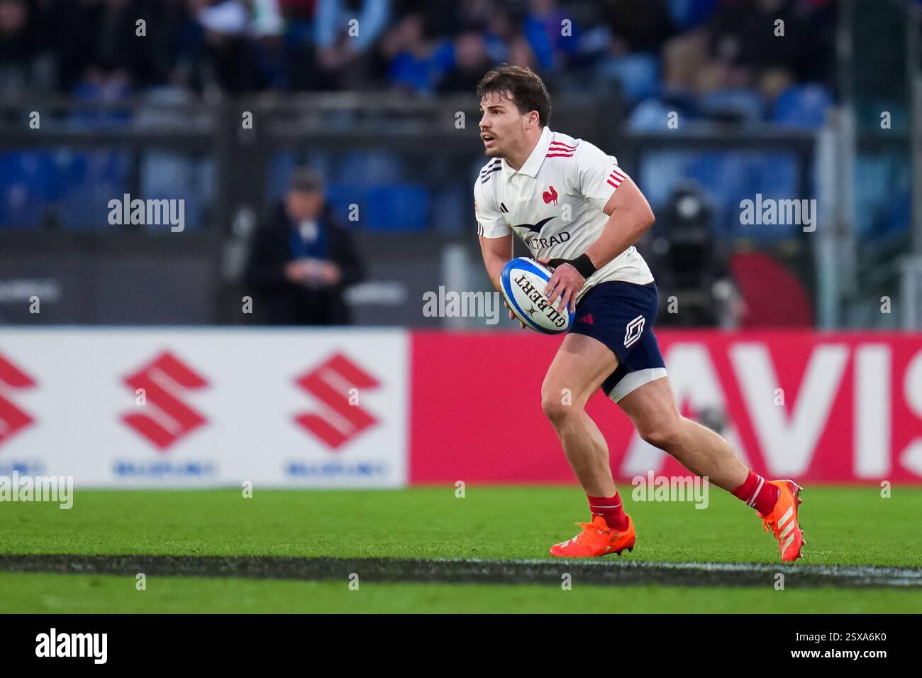 Rome, Italy. 23rd Feb, 2025. Antoine Dupont of France during the Guinness Men's Six Nations ...