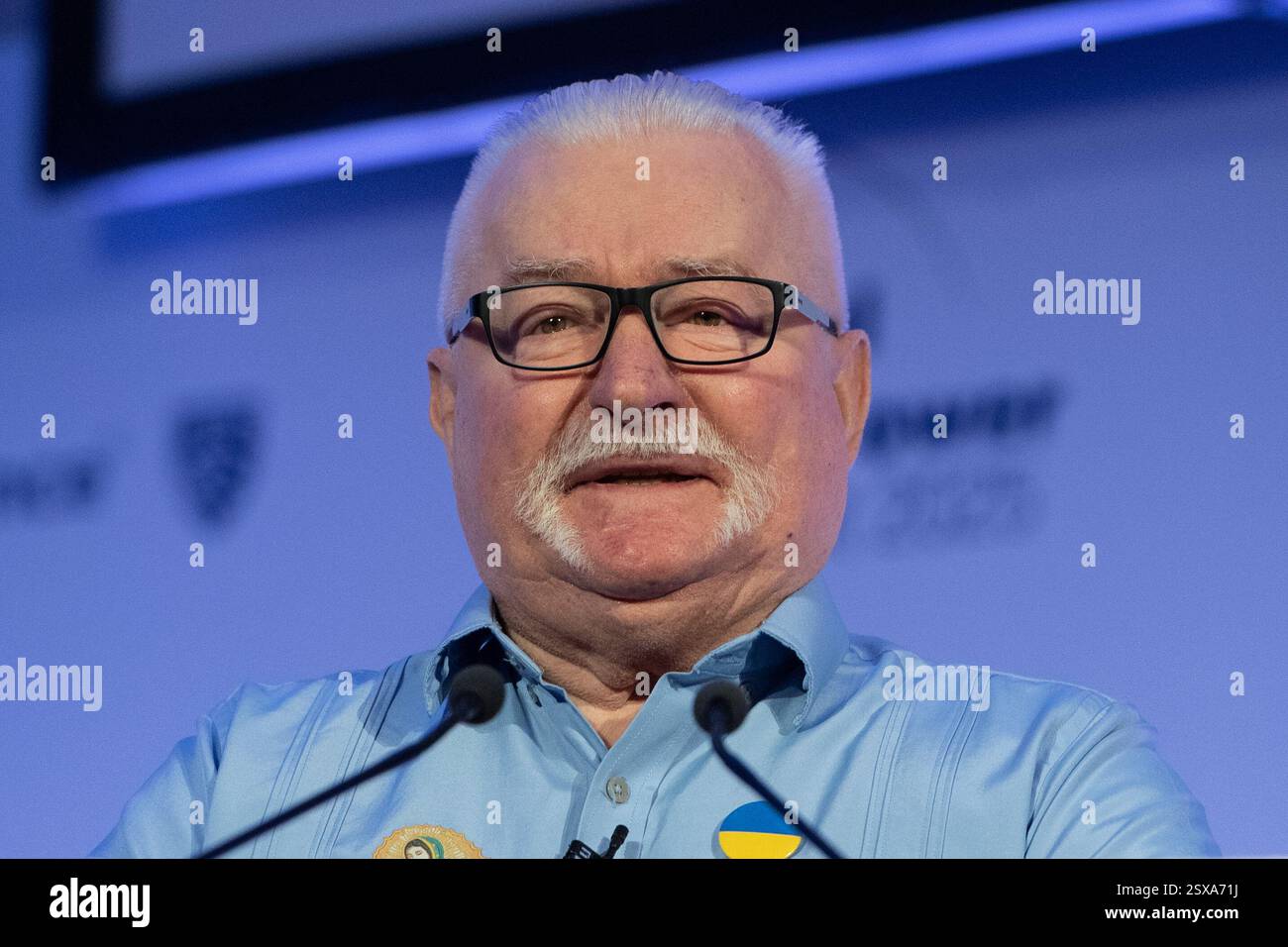 Former Polish President and Nobel Peace Prize laureate Lech Walesa ...