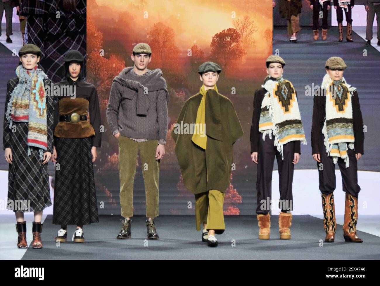 Milan, . 23rd Feb, 2025. Milan, Italy MICAM Milan, Mipel, TheOneMilano ...