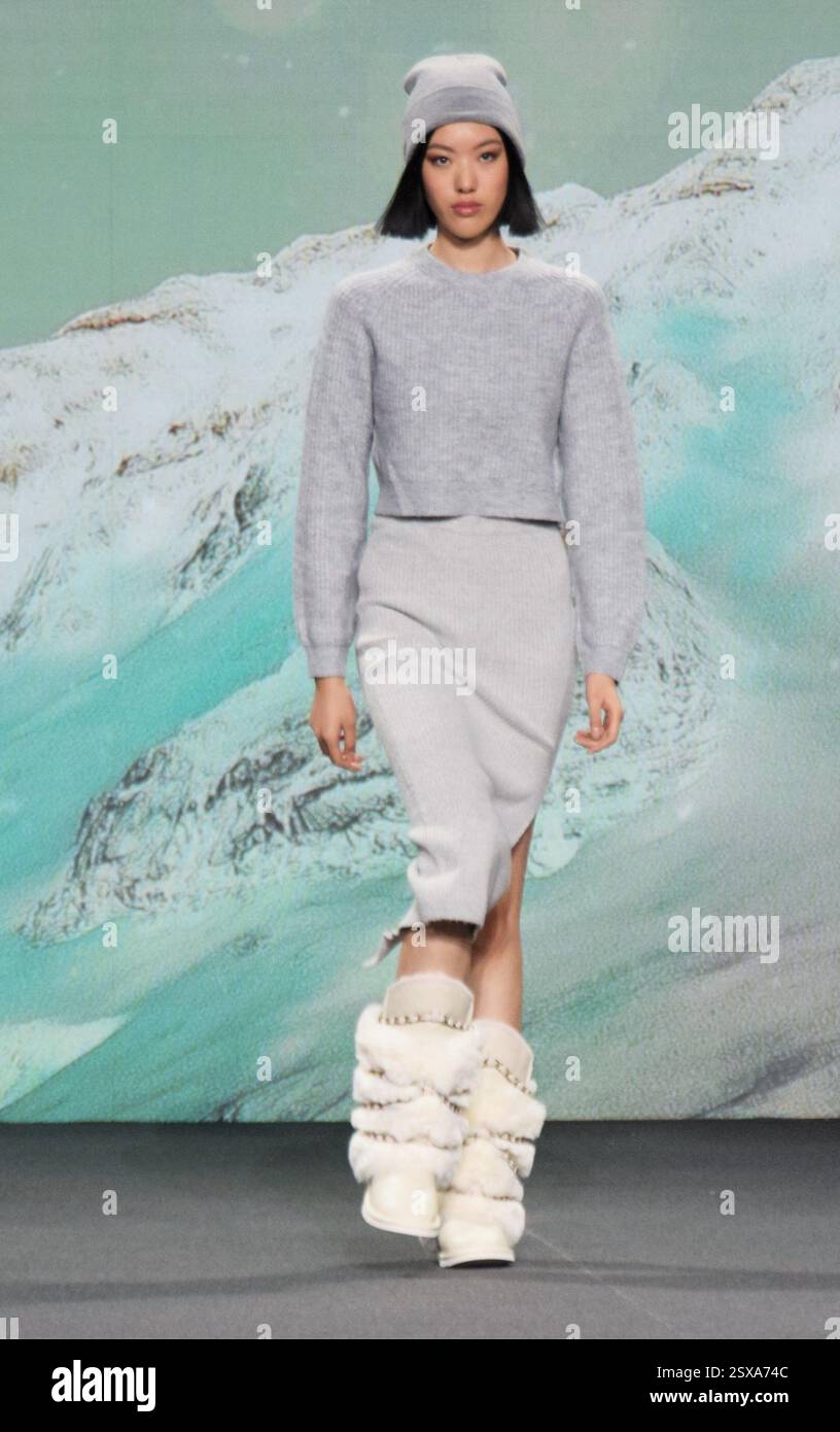 Milan, . 23rd Feb, 2025. Milan, Italy MICAM Milan, Mipel, TheOneMilano ...