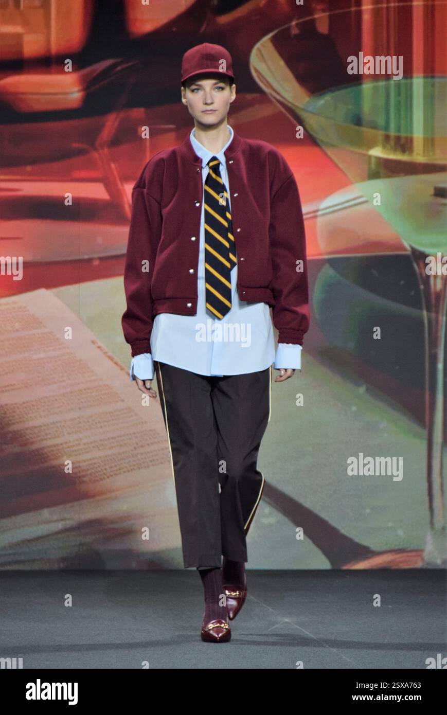 Milan, . 23rd Feb, 2025. Milan, Italy MICAM Milan, Mipel, TheOneMilano ...