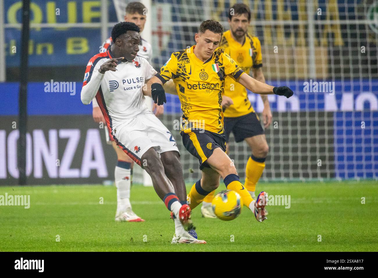 Jeff Ekhator Genoa and Asllani kristjan FC Internazionale during serie ...