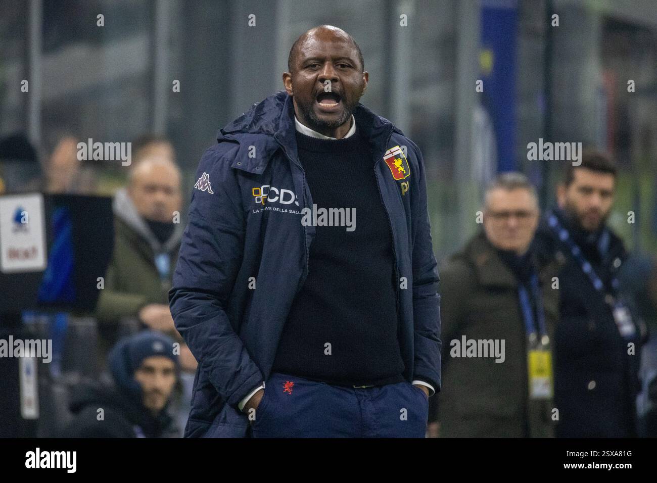 Patrick vieira head coach genoa during serie A match Fc Internazionale ...