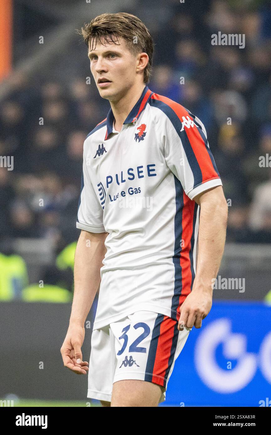 Morten Frendrup Genoa during serie A match Fc Internazionale vs Genoa ...