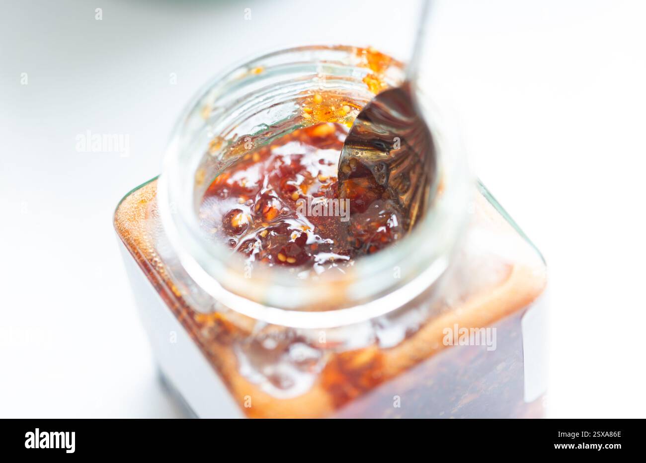 Homemade Jammaking with fresh fruits - close-up of fresh fruits ...