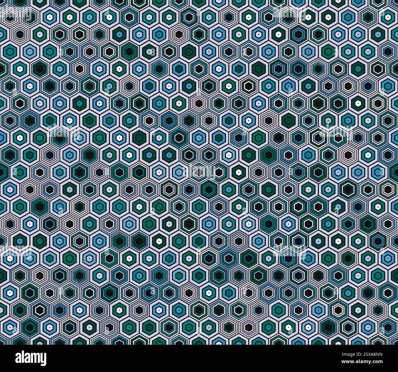 Abstract mosaic hexagon shapes background. Geometric shapes of varied style and color. Hexagon ...