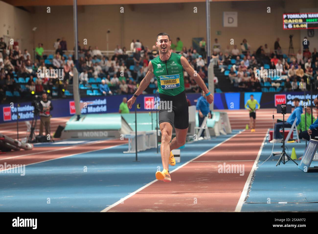 Madrid, Spain, 23rd February, 2025: The athlete, Pablo Torrijos (Facsa ...