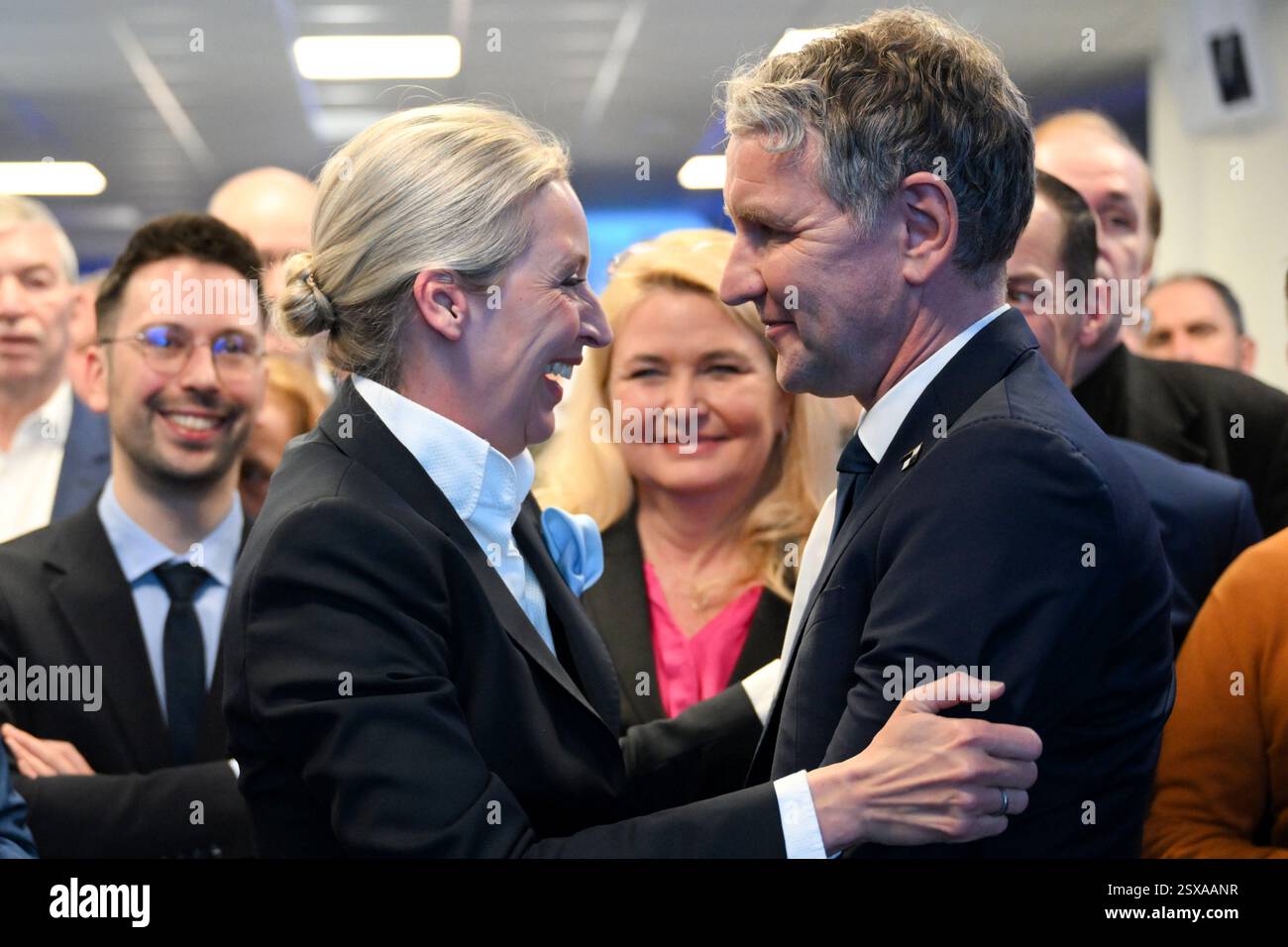 Berlin, Germany. 23rd Feb, 2025. Alice Weidel, federal chairwoman and ...