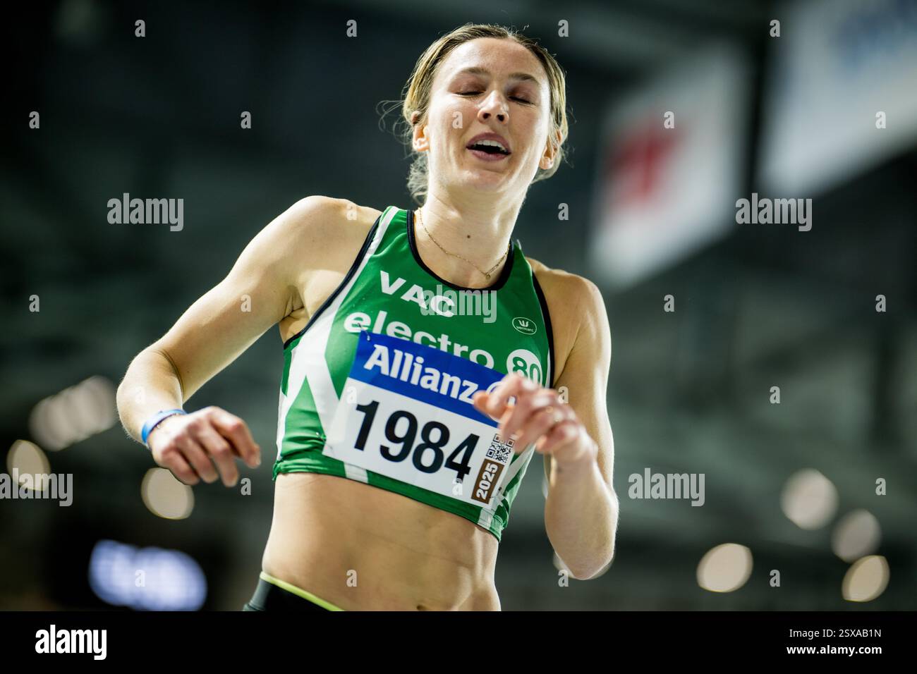 Gent, Belgium. 23rd Feb, 2025. Belgian Paulien Couckuyt pictured in ...