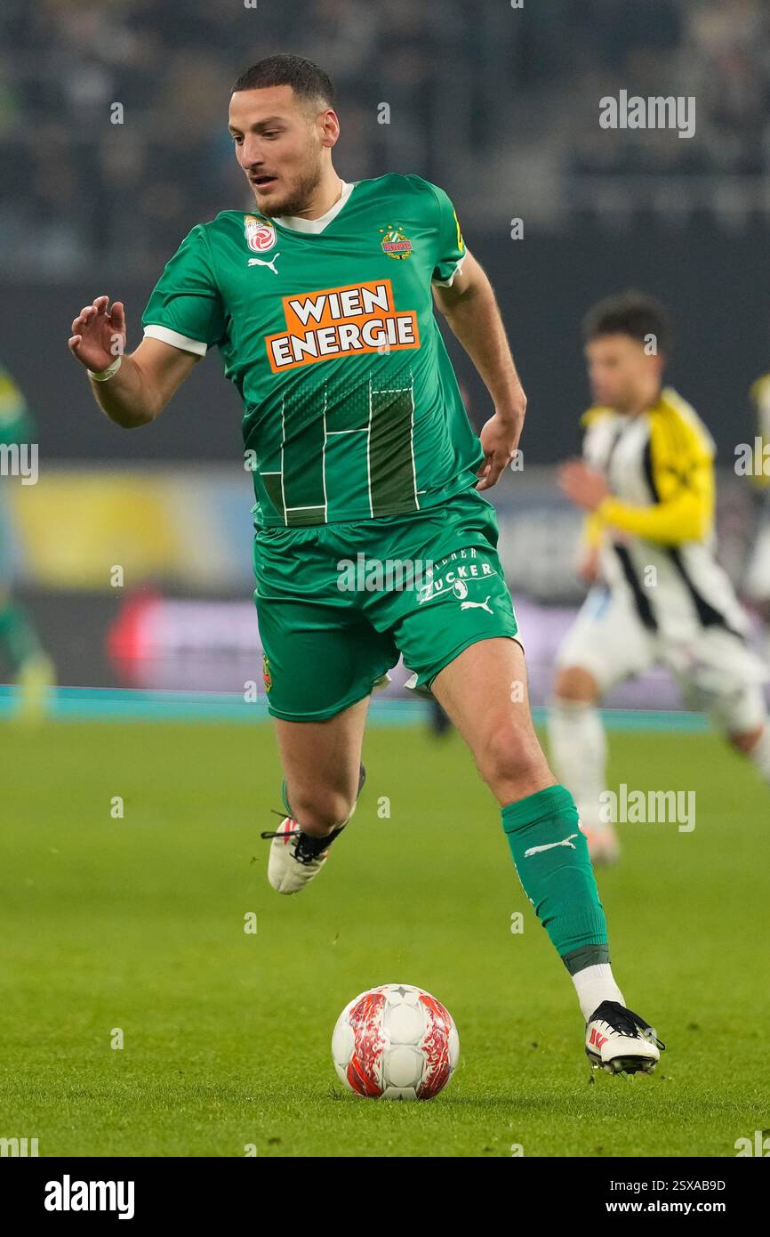 Linz, Austria. 23rd Feb, 2025. LINZ, AUSTRIA - FEBRUARY 23: Ercan Kara ...