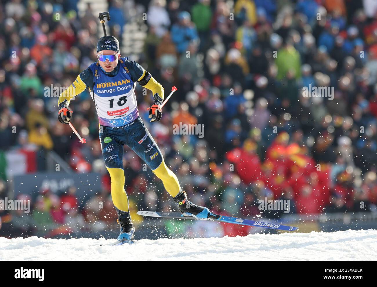 Lenzerheide, Switzerland. 23rd Feb, 2025. IBU World Biathlon ...