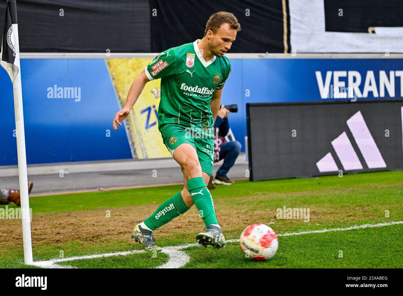 LINZ, AUSTRIA -FEBRUARY 23: Matthias Seidl of SK Rapid Wien during the ...