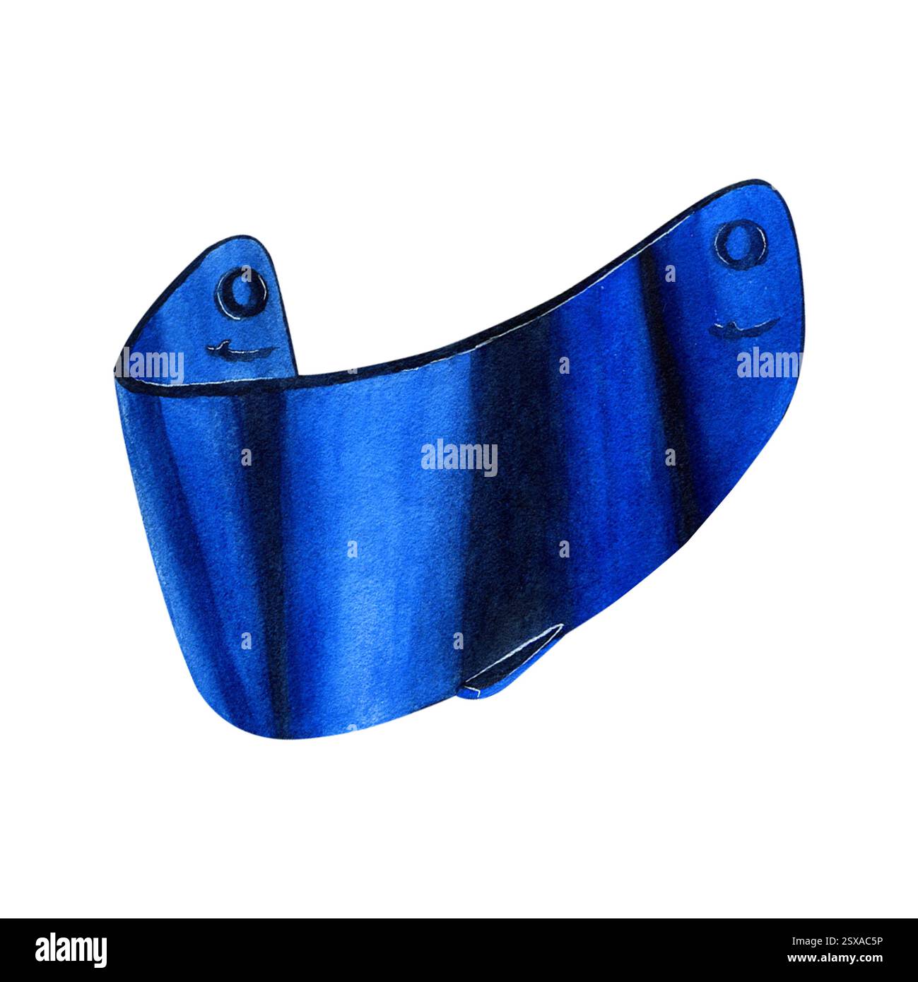 Blue transparent visor Cut Out Stock Images & Pictures - Alamy