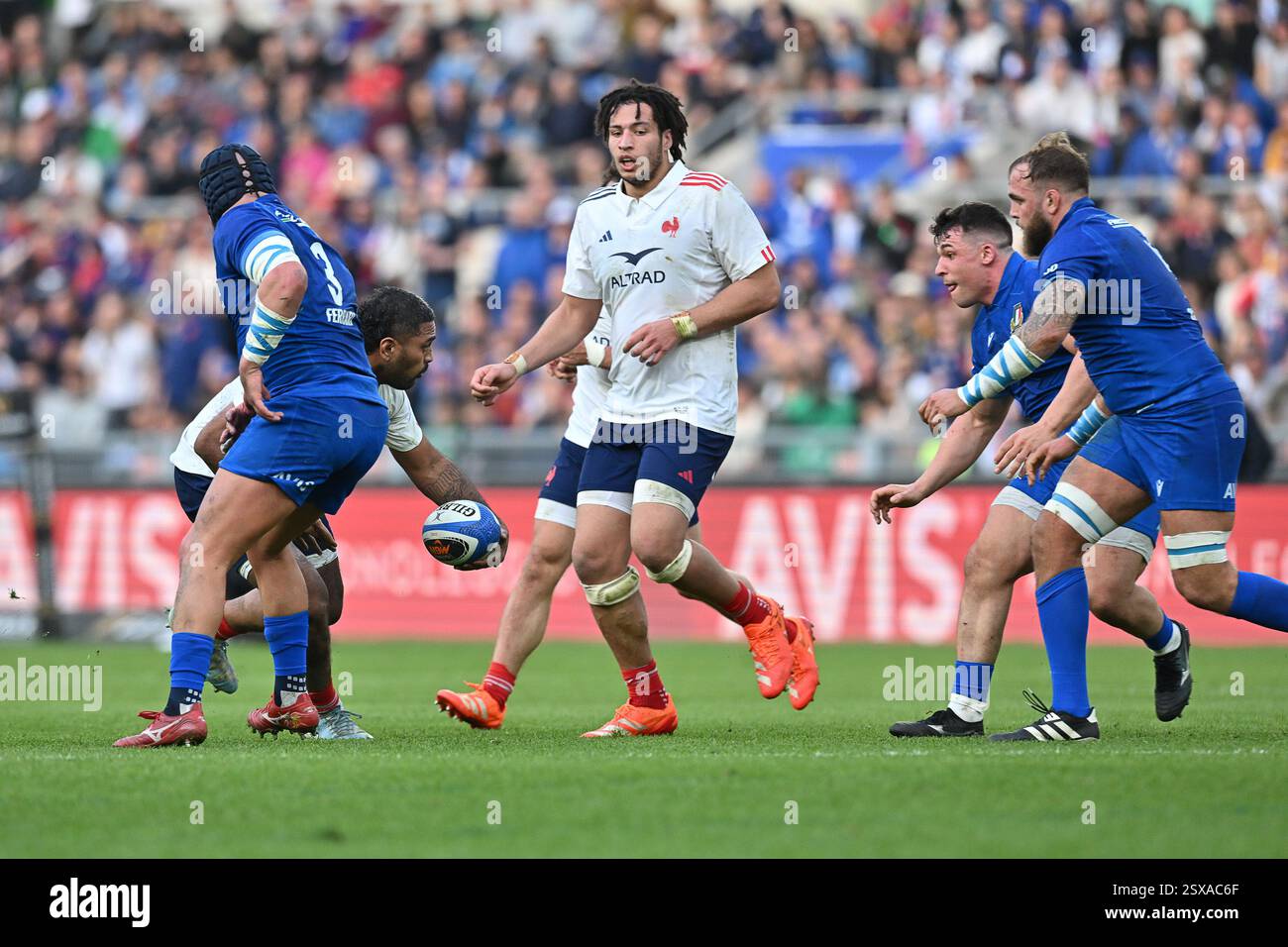 Olimpico Stadium, Rome, Italy - Peato Mauvaka of France during Guinnes ...