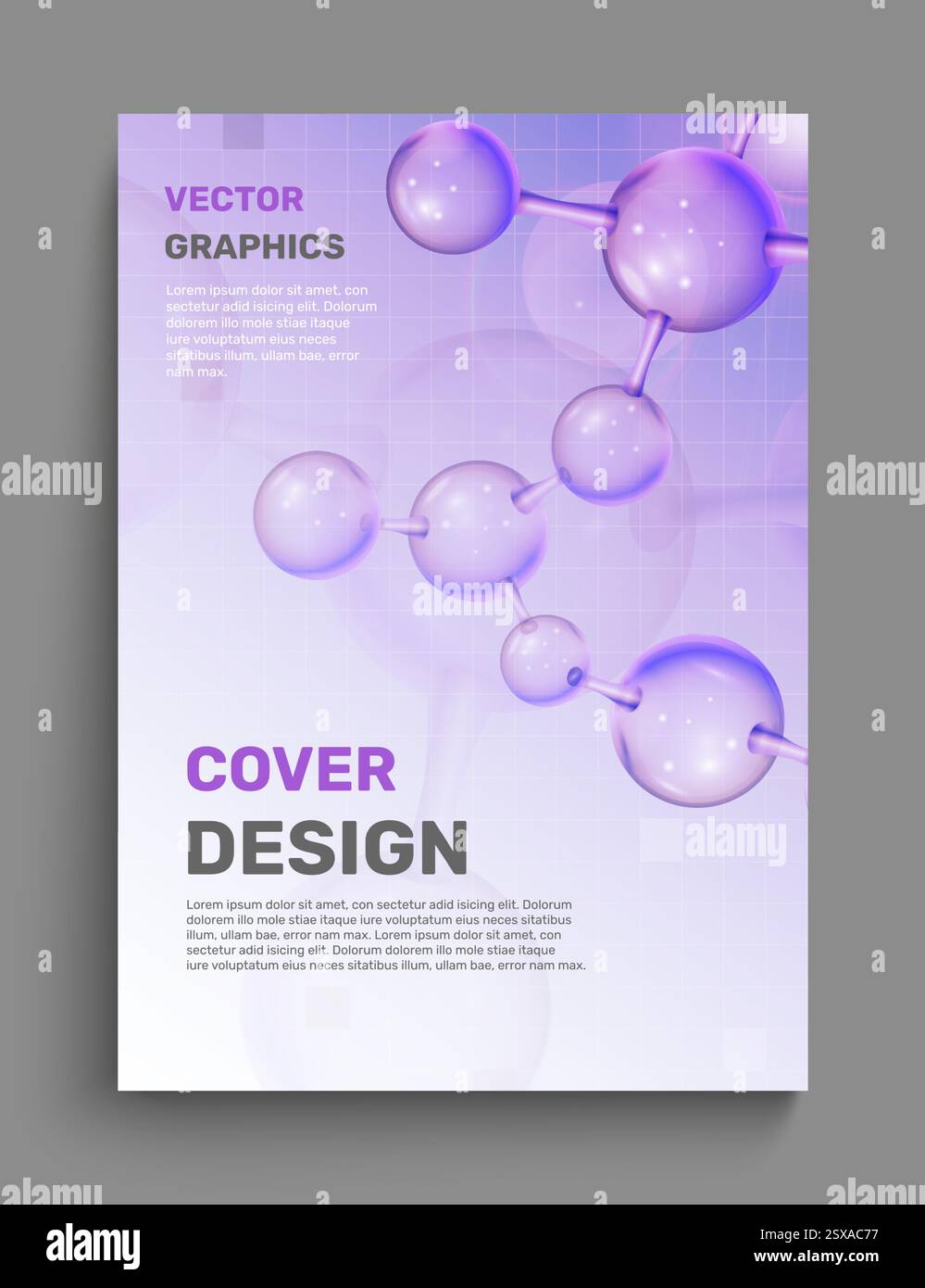 Chemical molecule. Scientific research. Chemistry laboratory experiment ...